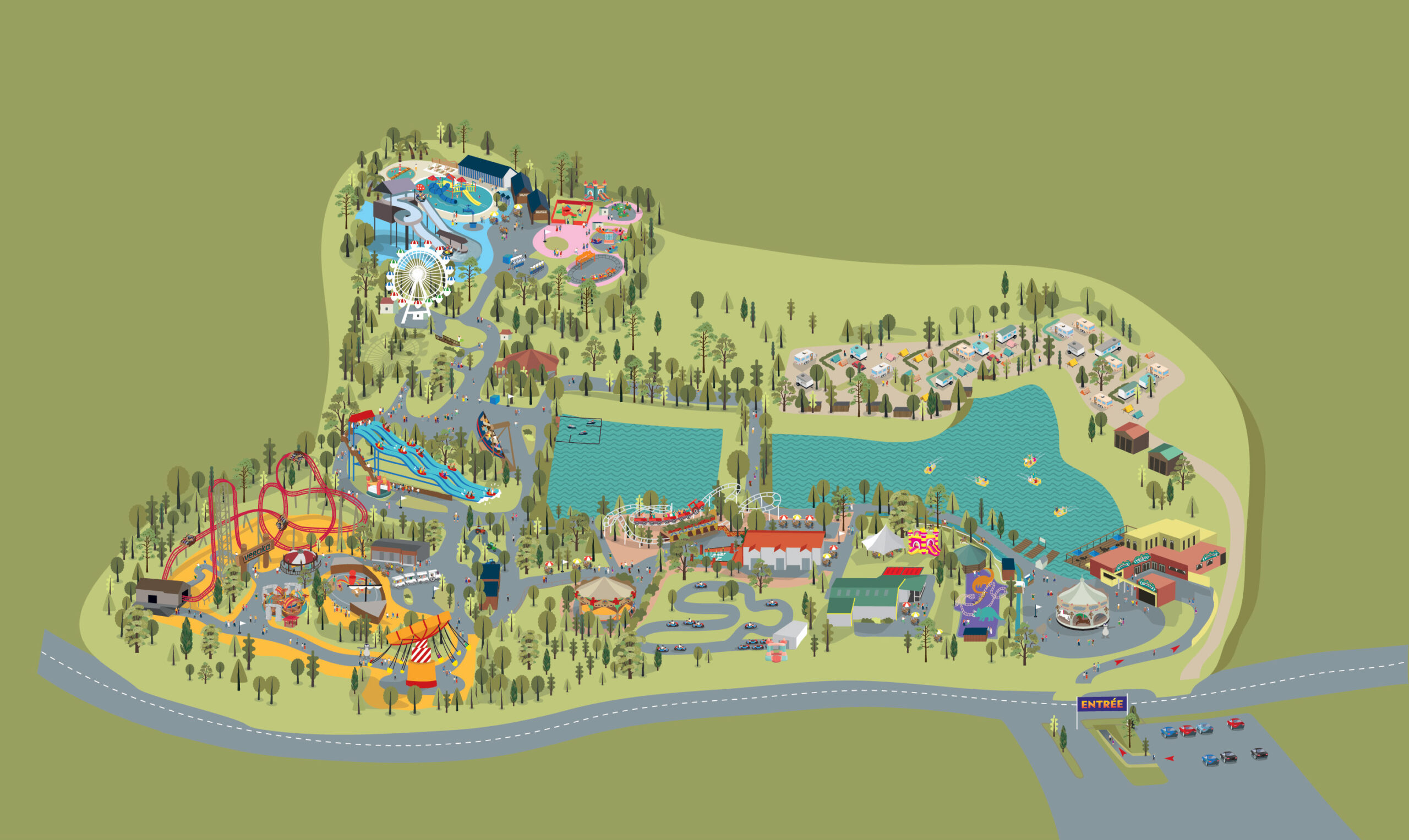 Plan interactif - La Récré des 3 Curés